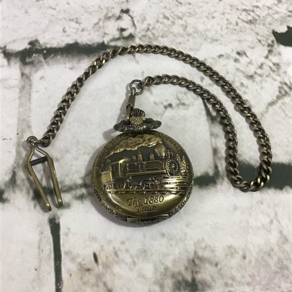 Unbranded | Accessories | 88 Train Pocket Watch Time Piece Quartz ...